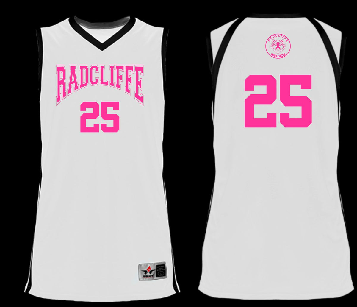 RAD DADS JERSEY 2025 WHITE/NEON PINK – Relentless Prints