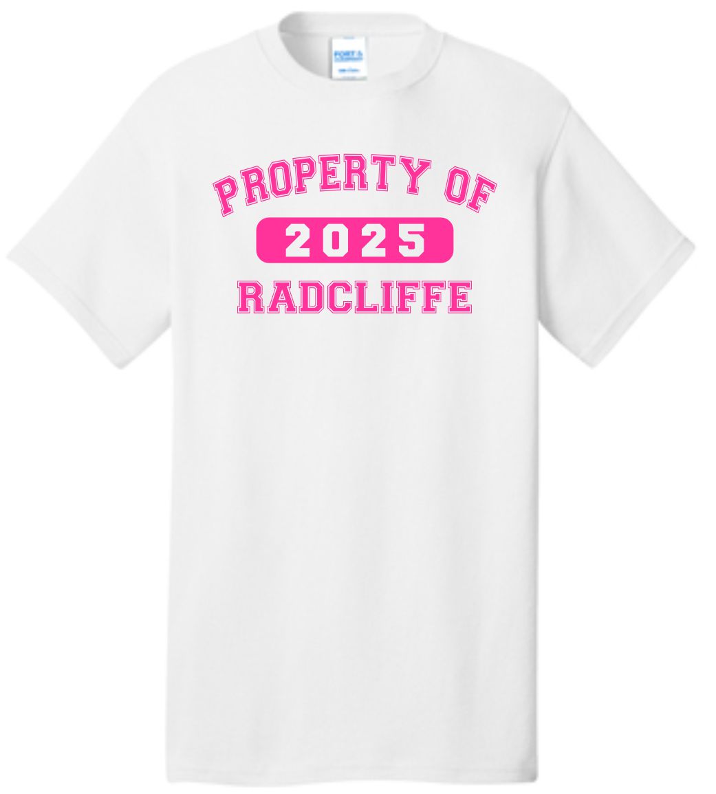 RADCLIFFE TEE WHITE/NEON PINK – Relentless Prints